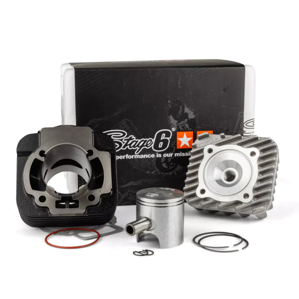 Cylinder Kit AC Stage6 Streetrace 70cc Piaggio - Moteur Cylindre ...