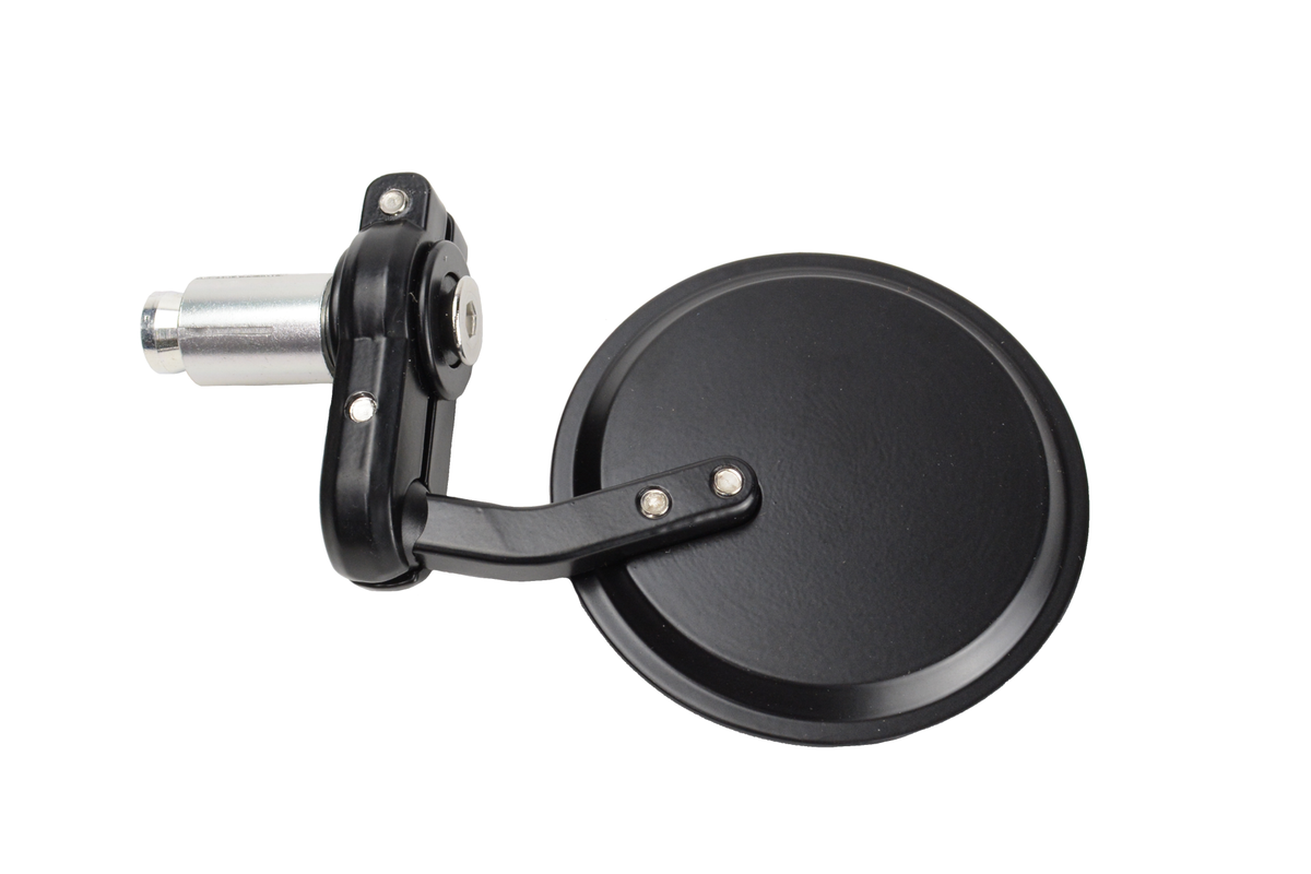 Bar End Mirror Black Universal (7/8) - Miroir d'extrémité de barre noir ...