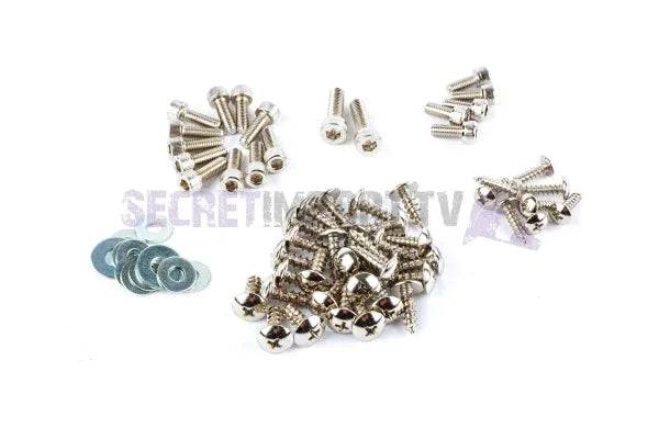 Universal Fairing Screws Steel Chrome - Vis de carénage universelles en ...